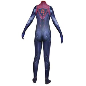 Cosplay Life Neon Genesis Evangelion Cosplay Costume – Asuka Rei Superhero Halloween Outfit Bodysuit Zentaisuit (Rei 3.0, S)