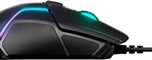 SteelSeries Rival 600 Wired Gaming Mouse - 12,000 CPI TrueMove3+ Dual Optical Sensor - 0.5 Lift-off Distance, RGB Lighting, USB PC Gaming Mice Compatible with Windows and Mac Computer/Laptop (Renewed)