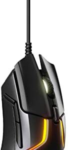 SteelSeries Rival 600 Wired Gaming Mouse - 12,000 CPI TrueMove3+ Dual Optical Sensor - 0.5 Lift-off Distance, RGB Lighting, USB PC Gaming Mice Compatible with Windows and Mac Computer/Laptop (Renewed)