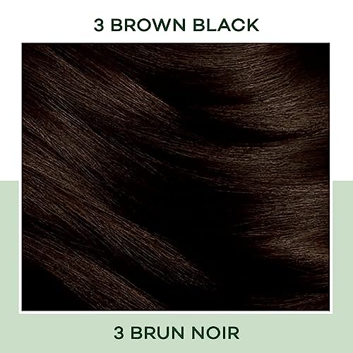 Clairol Natural Instincts Demi-Permanent Hair Dye, 3 Brown Black Hair Color, Pack of 1