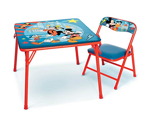 Mickey Mouse Jr. Activity Table Set with 1 Chair