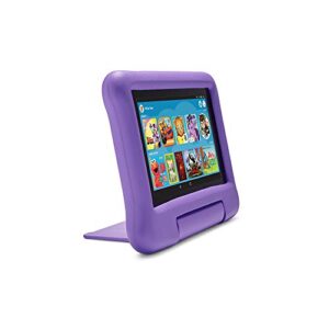 Kid-Proof Case for Fire 7 Tablet (Compatible with 9th Generation Tablet, 2019 Release), Purple