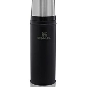 Stanley Classic Vacuum Insulated Wide Mouth Bottle - BPA-Free 18/8 Stainless Steel Thermos for Cold & Hot Beverages – Keeps Liquid Hot or Cold for Up to 24 Hours