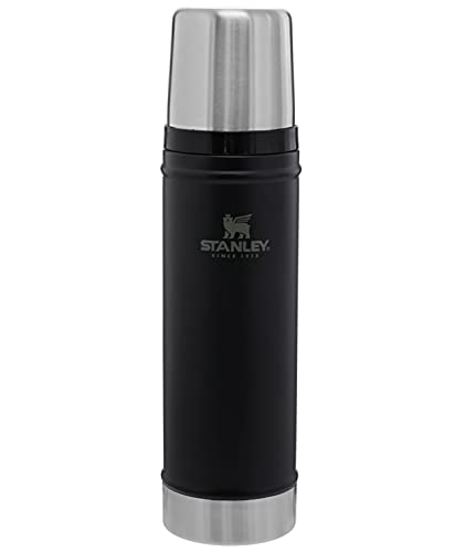 Stanley Classic Vacuum Insulated Wide Mouth Bottle - BPA-Free 18/8 Stainless Steel Thermos for Cold & Hot Beverages – Keeps Liquid Hot or Cold for Up to 24 Hours