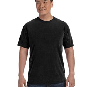 Comfort Colors Mens Adult Short Sleeve Tee, Style 1717 T Shirt, Black, X-Large US