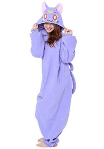 sazac kigurumi - sailor moon - luna - onesie jumpsuit halloween costume