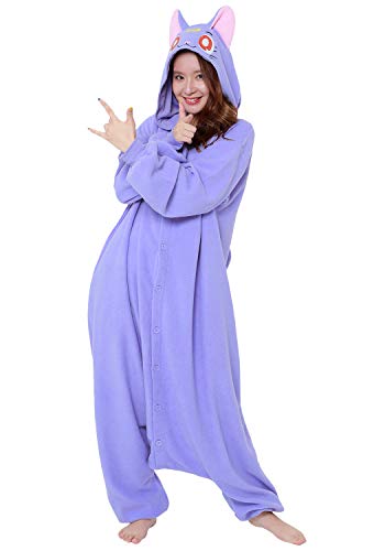 SAZAC Kigurumi - Sailor Moon - Luna - Onesie Jumpsuit Halloween Costume