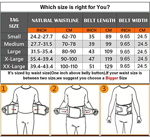 QEESMEI Waist Trainer Belt for Women - Waist Cincher Trimmer - Slimming Body Shaper Belt Sport Girdle Belt, Black Medium