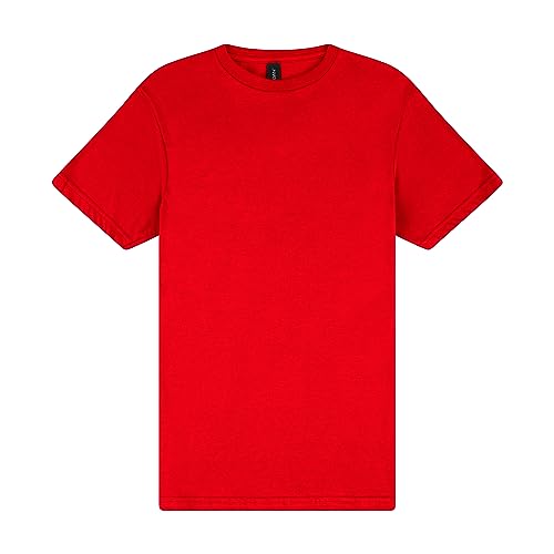 Gildan Adult Softstyle Cotton T-Shirt, Style G64000, Multipack, Red (2-Pack), Medium