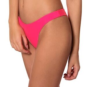 RELLECIGA Women's Watermelon Red Cheeky Brazilian Cut Bikini Bottom Size Medium