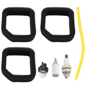 5687301 560873001 air filter with primer bulb fuel filter for ryobi homelite string trimmer leaf blower 901590001 tune up kit