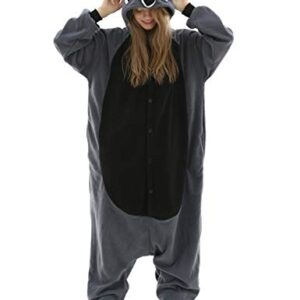 ofodoing Adult Animal One-piece Pajamas Cosplay Animal Homewear Sleepwear Jumpsuit Costume for Women Men…