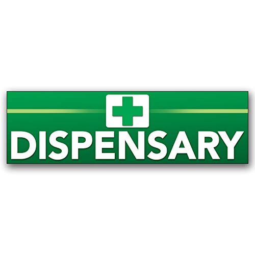 Dispensary Vinyl Banner 10 Feet Wide by 3 Feet Tall