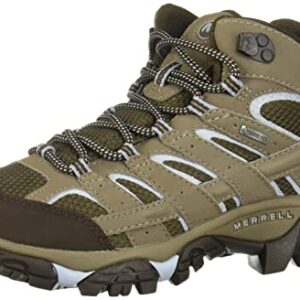 Merrell Women's Moab 2 MID Gore-TEX Hiking Boot, Brindle, 8