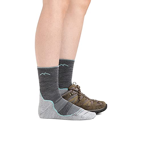 Darn Tough (Style 1967 Women's Light Hiker Hike/Trek Sock - Slate, Small