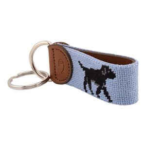 Huck Venture Black Lab Needlepoint Key Fob & Keychain (Black Lab)