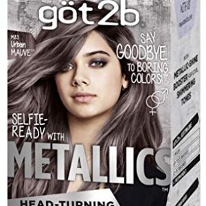 Schwarzkopf Got2b Metallics Permanent Hair Color, M83 Urban Mauve