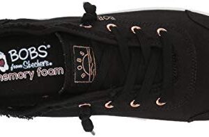 Skechers womens Bobs B Cute Sneaker, Black, 8.5 US