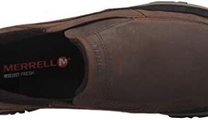 Merrell Men's COLDPACK ICE+ MOC WP Clog, Brown, 8.5 Wide