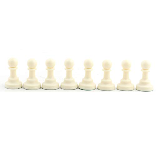 Chess Set,Plastic Chessmen Set International Chess Game Complete Chessmen Set(Large-75mm)