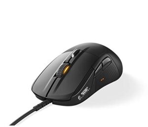 steelseries rival 710 gaming mouse - 16,000 cpi truemove3 optical sensor - oled display - tactile alerts - rgb lighting (renewed)