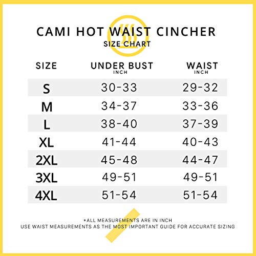 HOT SHAPERS Cami Hot Waist Cincher with Waist Trainer and Shaper for Women – Workout Sweat Vest – Sauna Suit for Slimming Weight Loss Workouts – an Hourglass Stomach Compression Girdle (Black, 2XL)