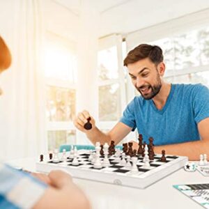 Fun Family Chess Set for Kids & Adults - Wooden Board Game for Learning Chess