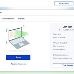 Malwarebytes 4.5 Latest Version 2022 Antivirus Software | Amazon Exclusive | 18 Months, 2 Devices (PC, Mac, Android) [software_key_card]