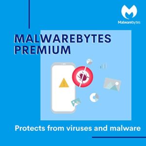 Malwarebytes 4.5 Latest Version 2022 Antivirus Software | Amazon Exclusive | 18 Months, 2 Devices (PC, Mac, Android) [software_key_card]