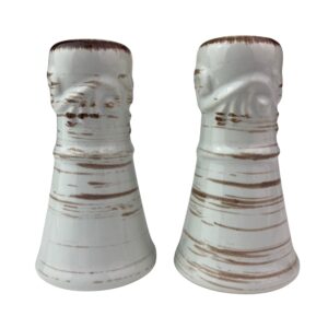 trellis white salt and pepper set