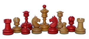 staunton castle inc reproduction vintage 1930 german knubbel chess set