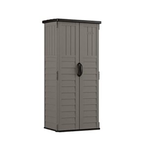 suncast bms1250sb vertical storage shed, stoney