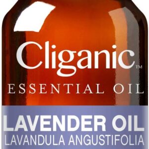 Cliganic USDA Organic Lavender Essential Oil - 100% Pure Natural Undiluted, for Aromatherapy Diffuser | Non-GMO Verified