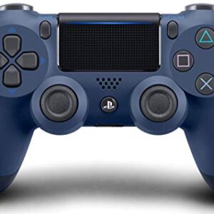 DualShock 4 Wireless Controller for PlayStation 4 - Midnight Blue (Renewed)