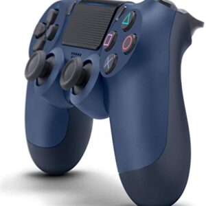 DualShock 4 Wireless Controller for PlayStation 4 - Midnight Blue (Renewed)