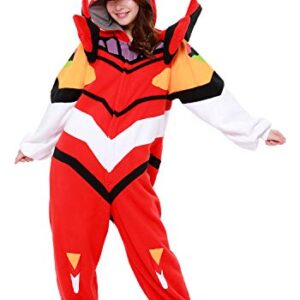 SAZAC Kigurumi - Evangelion Unit-02 - Eva-02 - Onesie Jumpsuit Halloween Costume - Adult