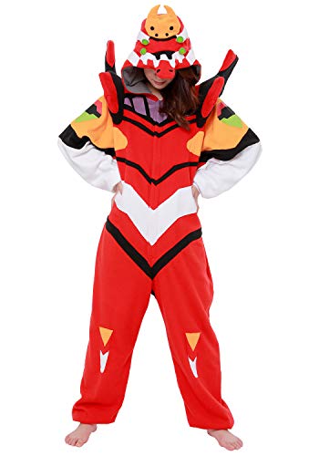 SAZAC Kigurumi - Evangelion Unit-02 - Eva-02 - Onesie Jumpsuit Halloween Costume - Adult