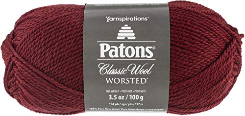 Patons Classic Wool Yarn, Claret