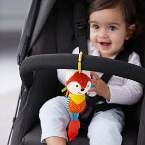 Skip Hop Bandana Buddies Baby Activity Chime & Teether Stroller Toy, Fox