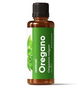 nutricost oregano essential oil - 100% pure oregano oil - 1 fl oz (30 ml)