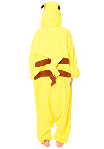 SAZAC Kigurumi - Pokemon - Pikachu - Onesie Jumpsuit Halloween Costume - Adult XL Size