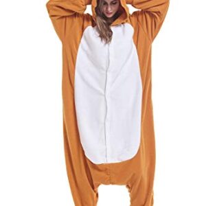 Rilakkuma Adult Animal Onesie Costume Cosplay Unisex One Piece Pajamas for Women Men M