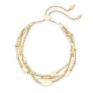 Kendra Scott Chantal Beaded Bracelet for Women, Fashion Jewelry, 14k Gold-Plated