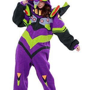 SAZAC Kigurumi - Evangelion Unit-01 - Eva-01 - Onesie Jumpsuit Halloween Costume - Adult