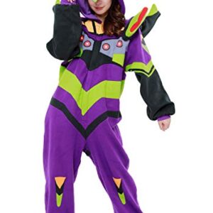 SAZAC Kigurumi - Evangelion Unit-01 - Eva-01 - Onesie Jumpsuit Halloween Costume - Adult