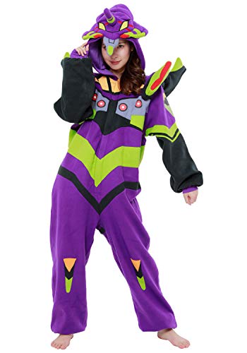 SAZAC Kigurumi - Evangelion Unit-01 - Eva-01 - Onesie Jumpsuit Halloween Costume - Adult