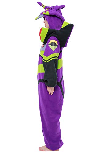 SAZAC Kigurumi - Evangelion Unit-01 - Eva-01 - Onesie Jumpsuit Halloween Costume - Adult