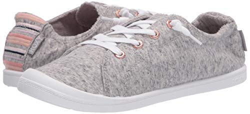 Roxy Women's Bayshore Slip On Sneaker Shoe, Dark Grey 20, 8.5 M US