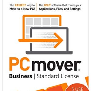 Laplink PCmover Business | Instant Download | PC to PC Migration Software | 5 Use | Automatic Deployment of New PCs