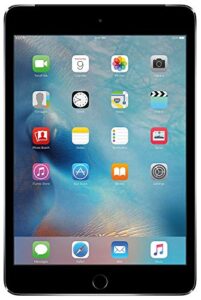 apple ipad mini 4, 64gb with retina display, wi-fi + cellular, space gray (renewed)